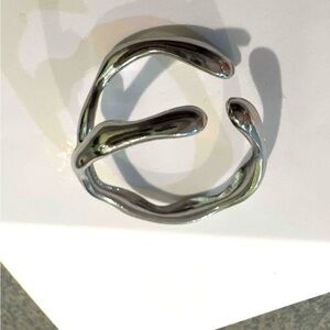Jewelry | Melting Metal Dripping Droplet Blood Liquid Water Goth Edgy ...